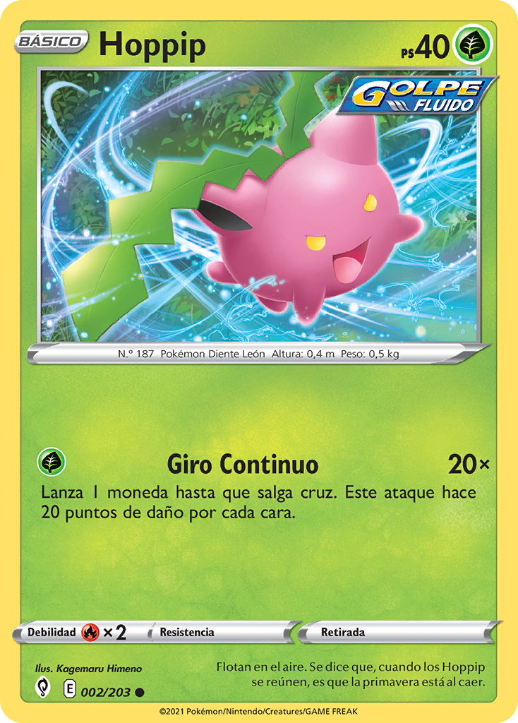 Hoppip (Cielos Evolutivos TCG) - WikiDex, la enciclopedia Pokémon