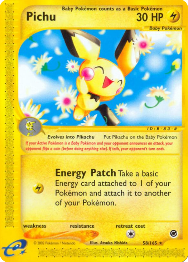 Pichu (Expedition Base Set TCG) - WikiDex, la enciclopedia Pokémon