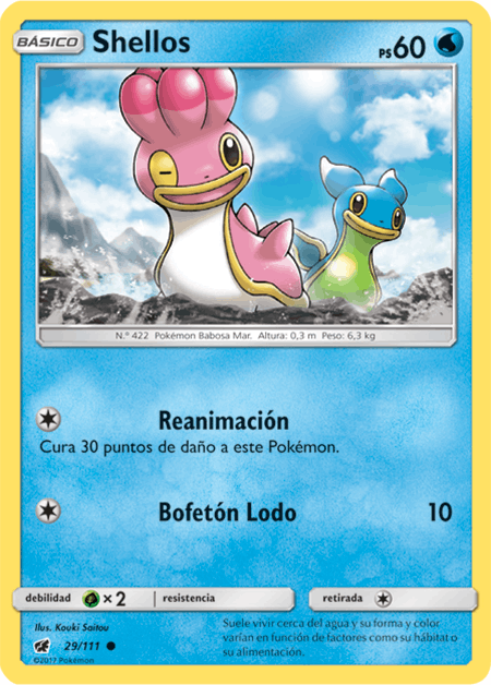 Shellos (Invasión Carmesí TCG) - WikiDex, la enciclopedia Pokémon