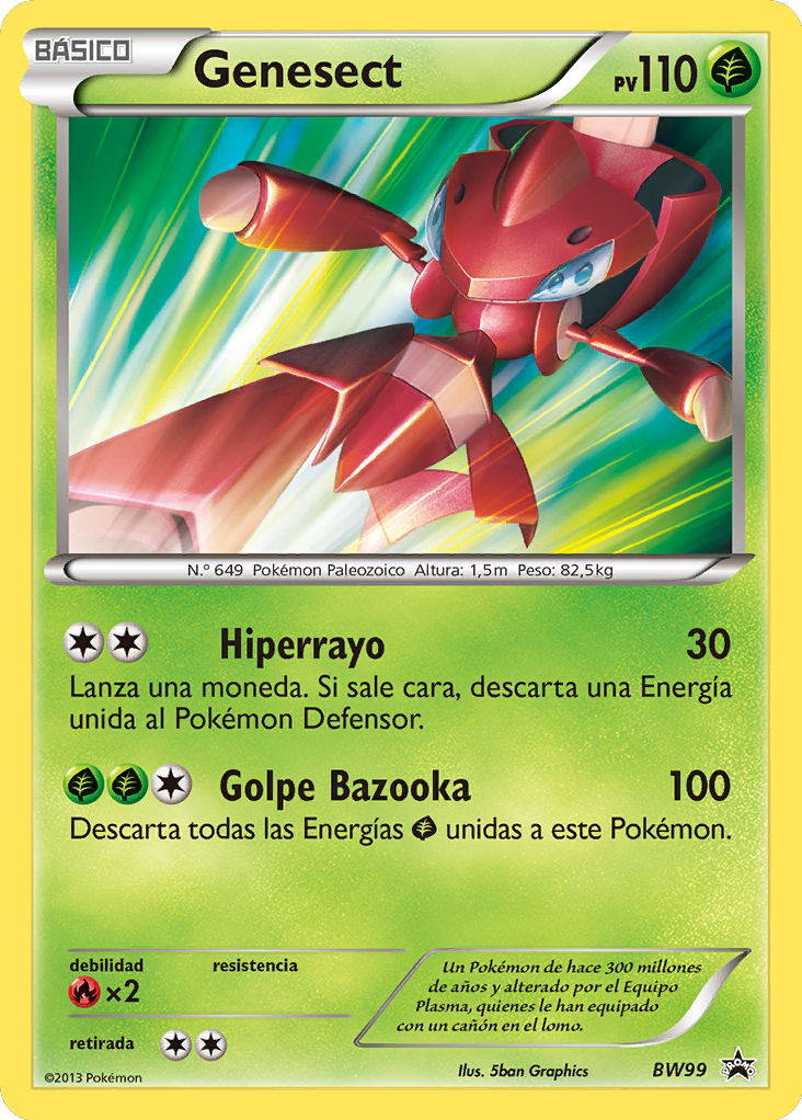 Genesect (BW Promo 99 TCG) - WikiDex, la enciclopedia Pokémon