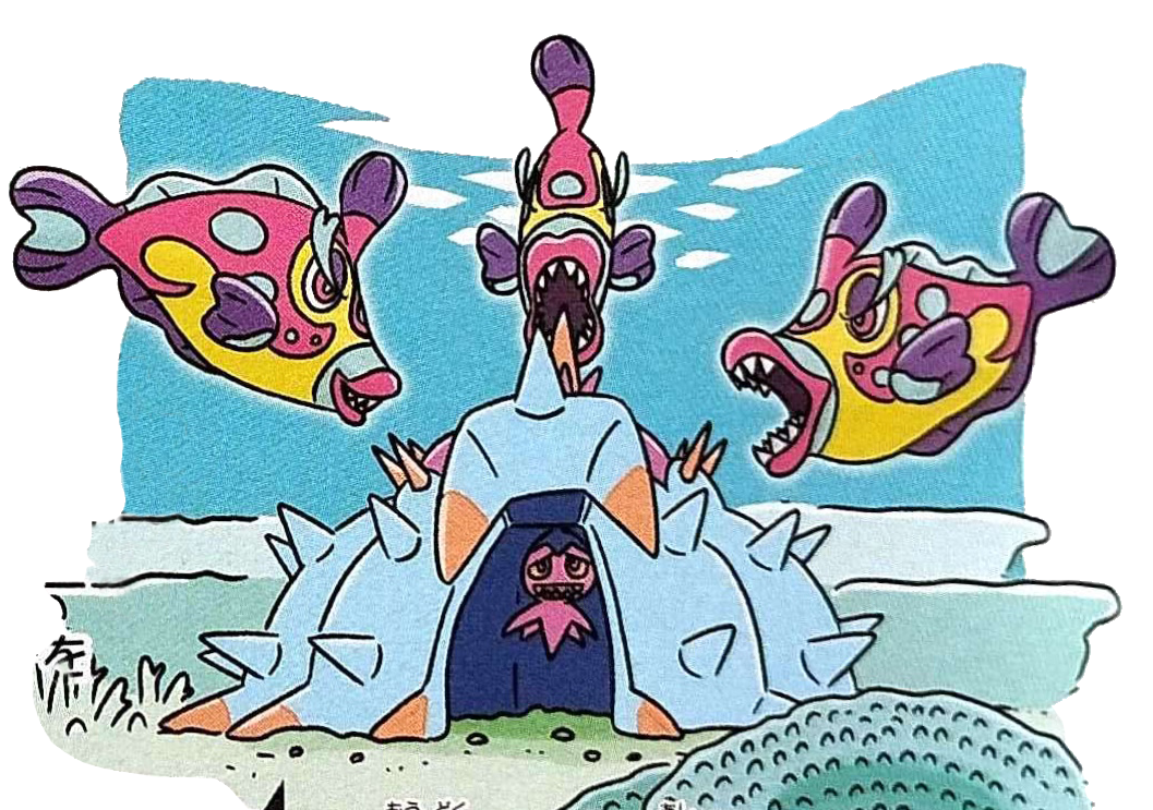 Archivo:Bruxish cazando Pokécology.png - WikiDex, la enciclopedia Pokémon