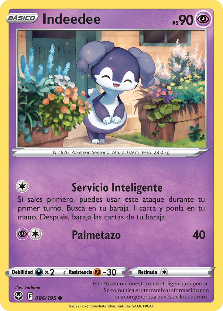 Indeedee (Tempestad Plateada TCG) - WikiDex, la enciclopedia Pokémon