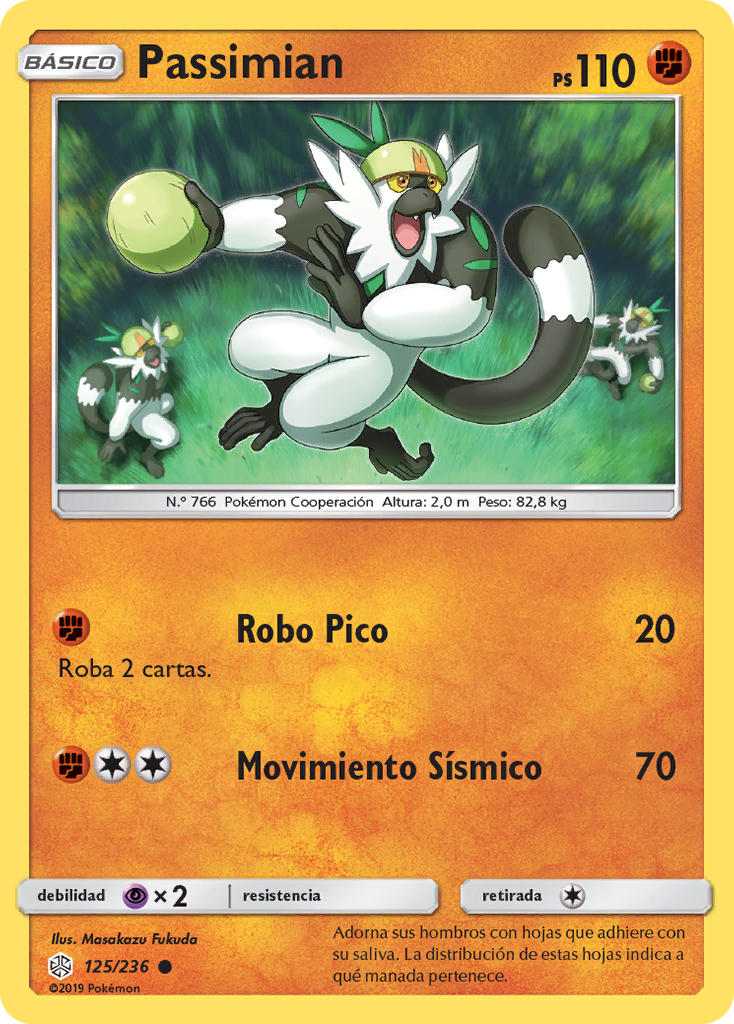 Passimian (Eclipse Cósmico TCG) - WikiDex, la enciclopedia Pokémon