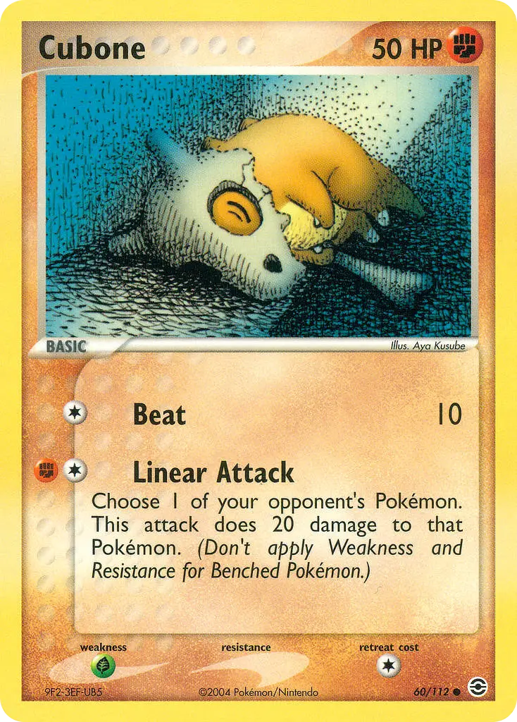 Cubone (FireRed & LeafGreen TCG) - WikiDex, la enciclopedia Pokémon