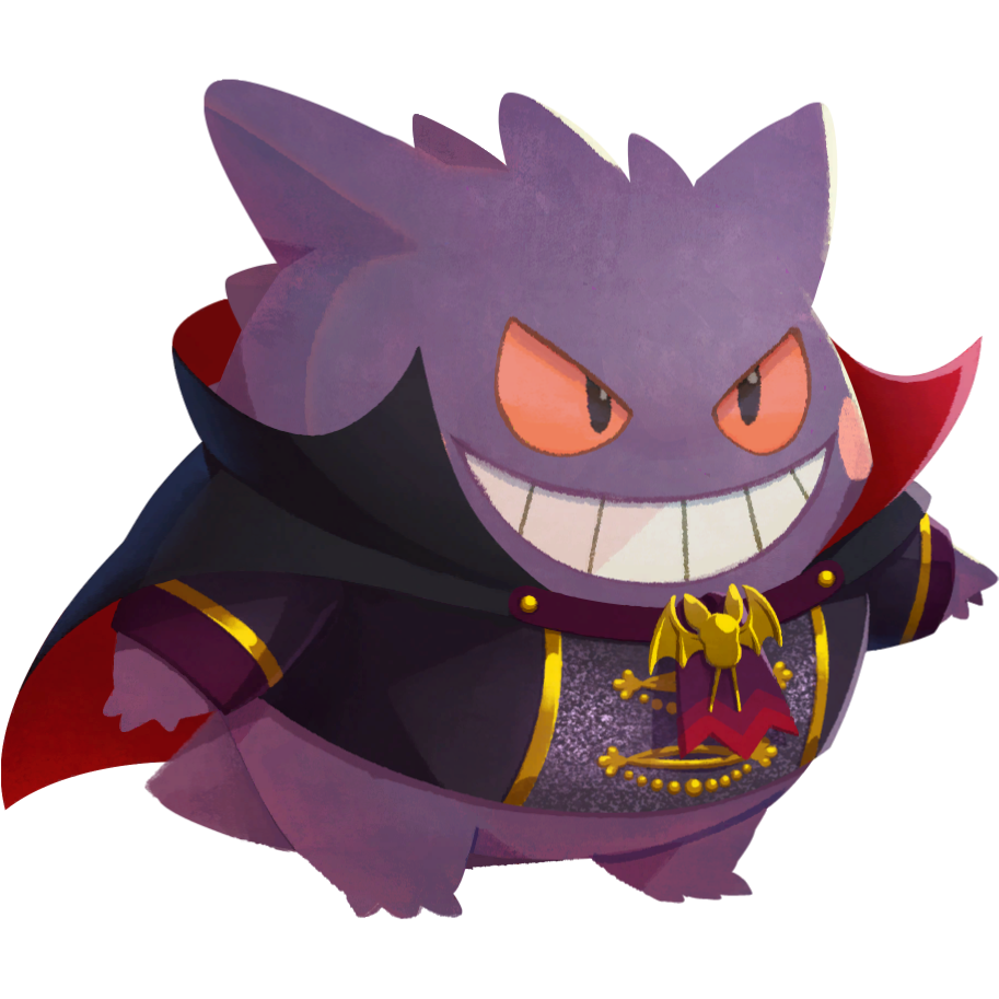 Archivo:Gengar Halloween Café Mix.png - WikiDex, la enciclopedia Pokémon