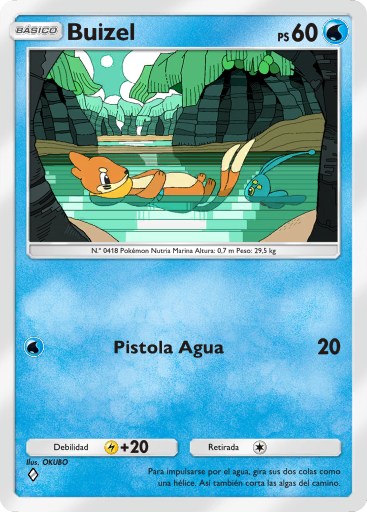Buizel (Pugna Espaciotemporal TCG Pocket) - WikiDex, la enciclopedia ...