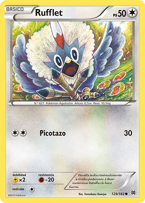 Rufflet (TURBOimpulso TCG) - WikiDex, la enciclopedia Pokémon