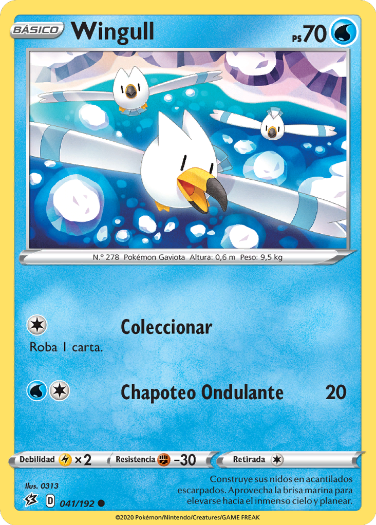 Wingull (Choque Rebelde TCG) - WikiDex, la enciclopedia Pokémon