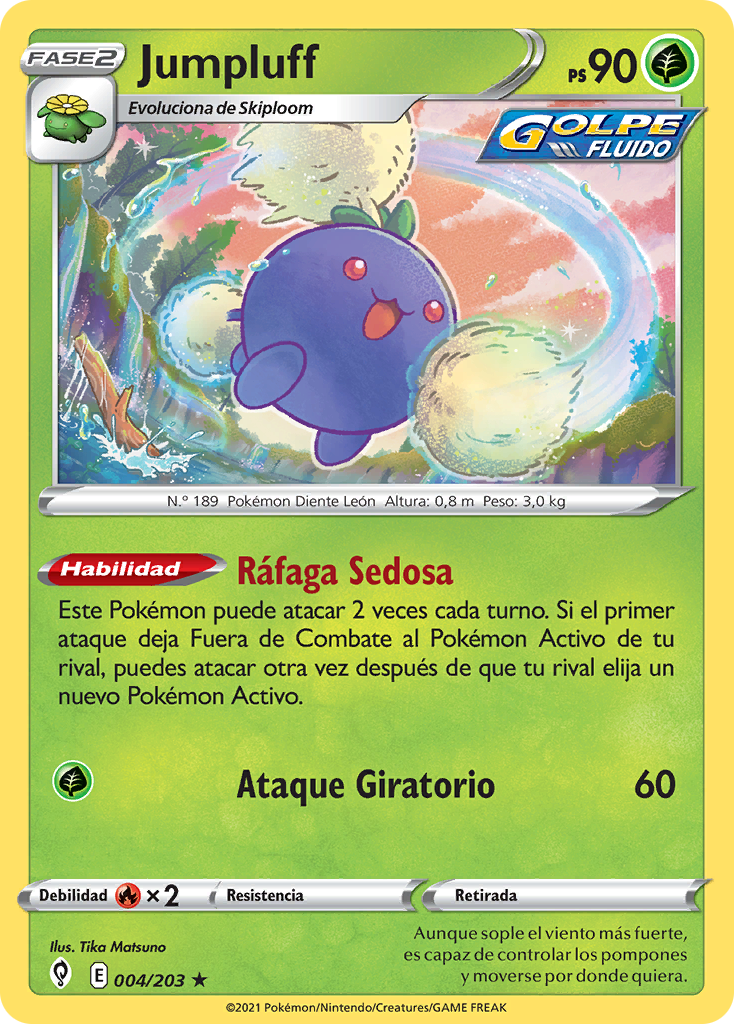 Jumpluff (Cielos Evolutivos TCG) - WikiDex, la enciclopedia Pokémon