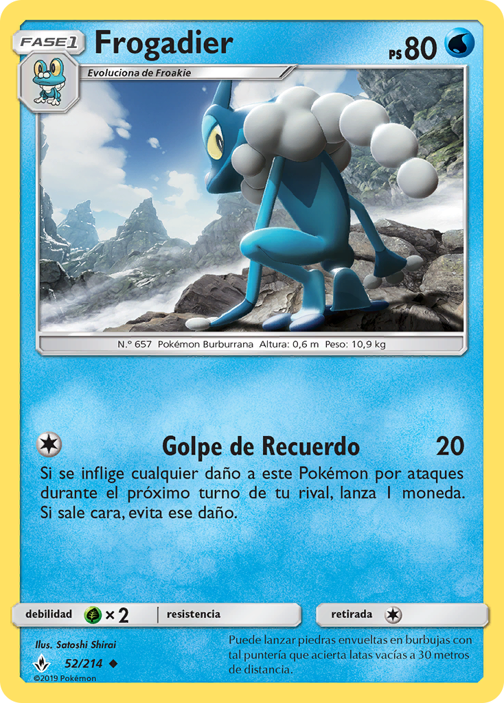 Frogadier (Vínculos Indestructibles TCG) - WikiDex, la enciclopedia Pokémon
