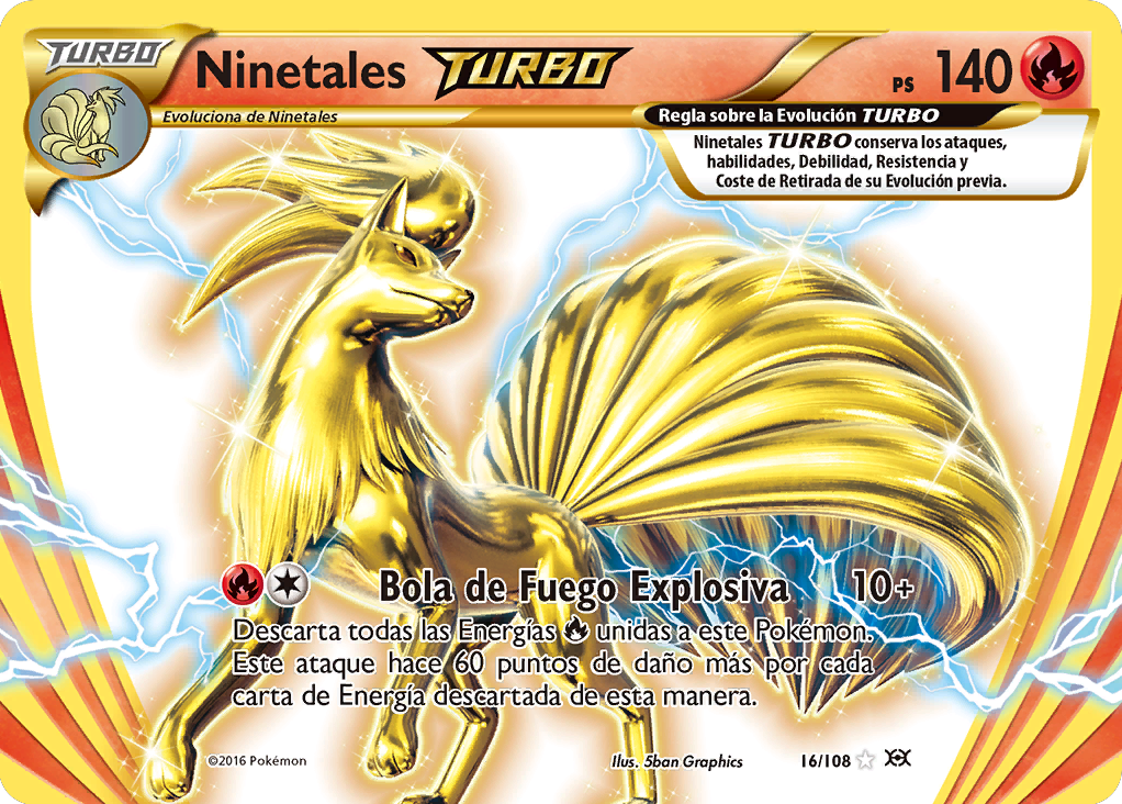 Ninetales TURBO (Evoluciones TCG) - WikiDex, la enciclopedia Pokémon