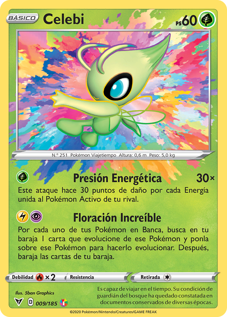 Celebi (Voltaje Vívido TCG) - WikiDex, la enciclopedia Pokémon