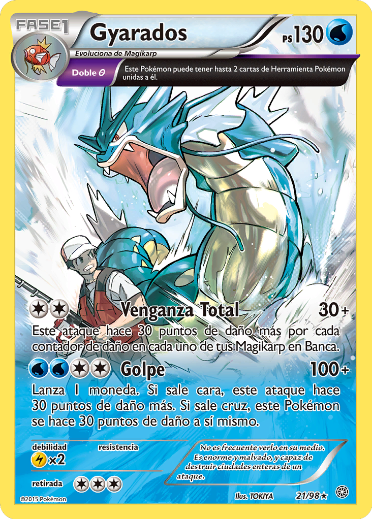 Gyarados (Antiguos Orígenes 21 TCG) - WikiDex, la enciclopedia Pokémon