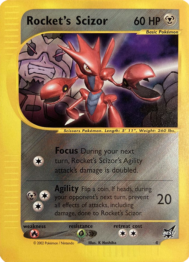 Rocket's Scizor (Best of Game TCG) - WikiDex, la enciclopedia Pokémon