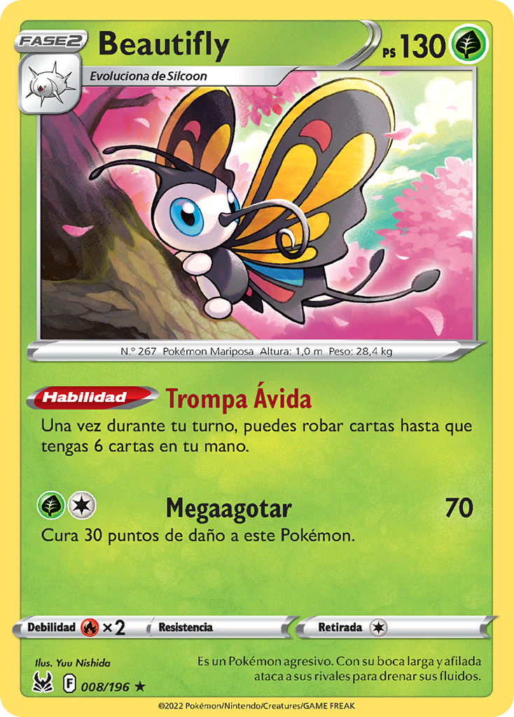 Beautifly (Origen Perdido TCG) - WikiDex, la enciclopedia Pokémon