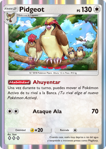 Pidgeot (Genes Formidables TCG Pocket) - WikiDex, la enciclopedia Pokémon