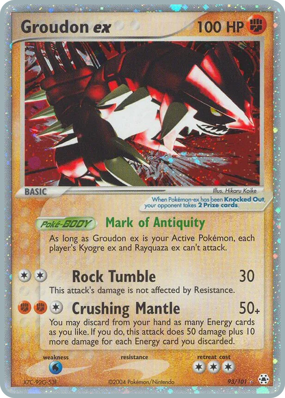 Groudon-ex (Hidden Legends TCG) - WikiDex, la enciclopedia Pokémon
