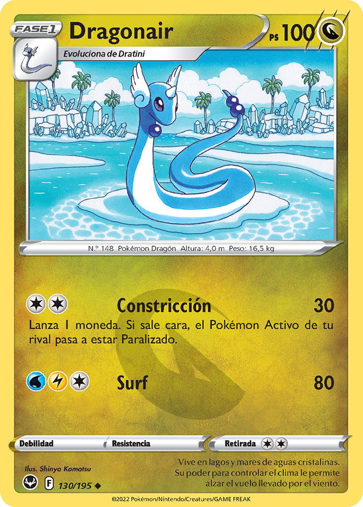 Dragonair (Tempestad Plateada TCG) - WikiDex, la enciclopedia Pokémon
