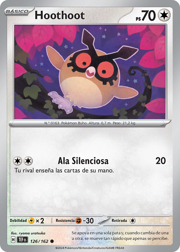 Hoothoot (Fuerzas Temporales TCG) - WikiDex, la enciclopedia Pokémon