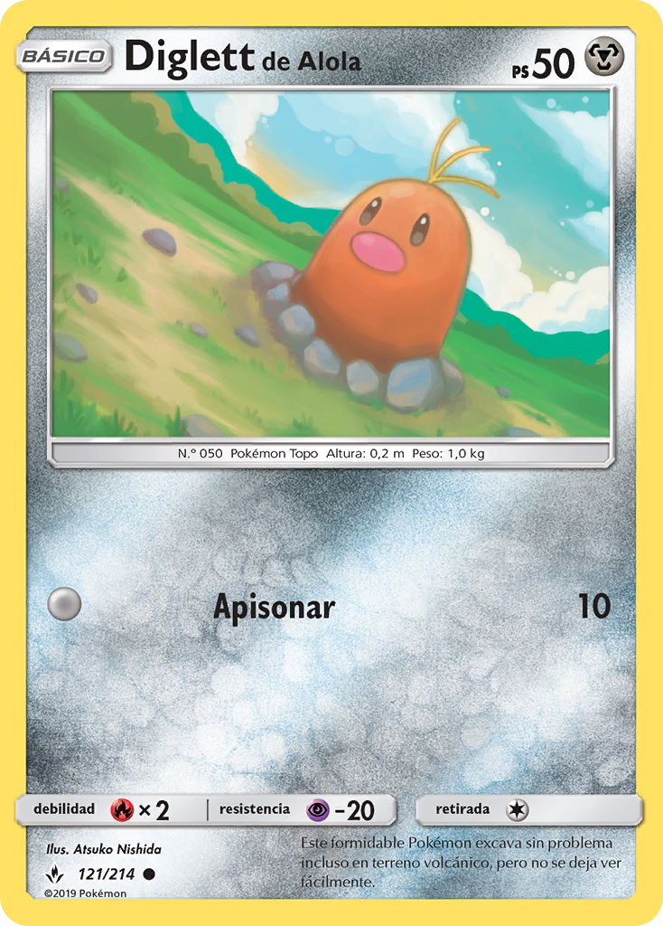 Diglett de Alola (Vínculos Indestructibles TCG) - WikiDex, la ...