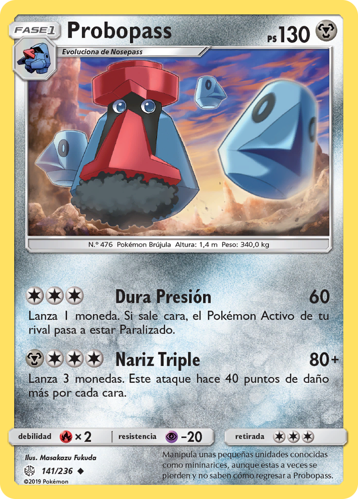Probopass (Eclipse Cósmico TCG) - WikiDex, la enciclopedia Pokémon