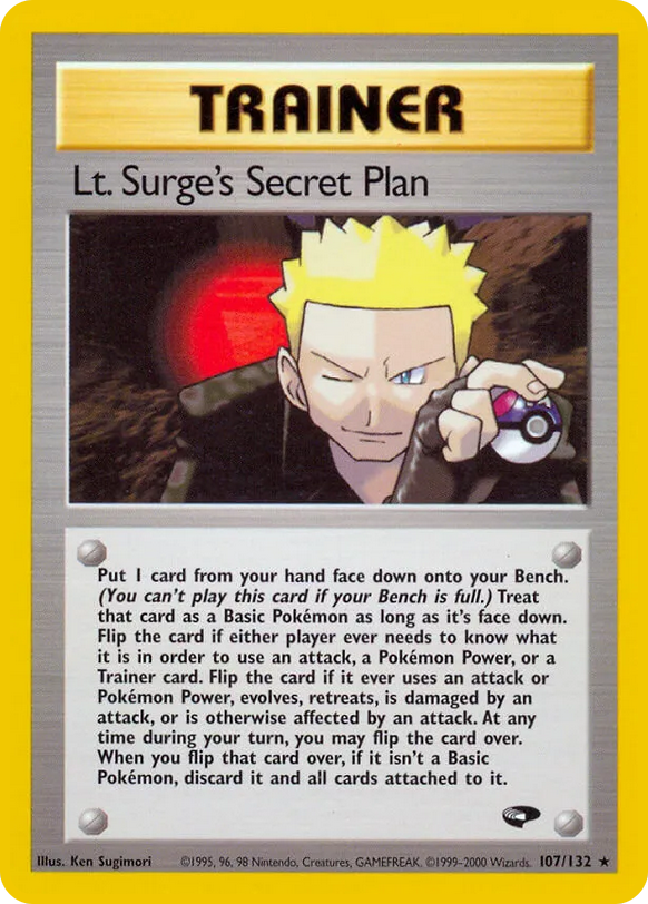 Lt. Surge's Secret Plan (TCG) - WikiDex, la enciclopedia Pokémon