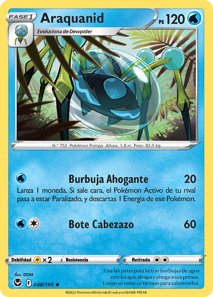 Araquanid (Tempestad Plateada TCG) - WikiDex, la enciclopedia Pokémon