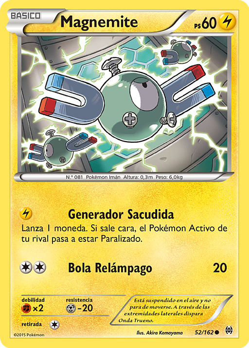 Magnemite (TURBOimpulso 52 TCG) - WikiDex, la enciclopedia Pokémon