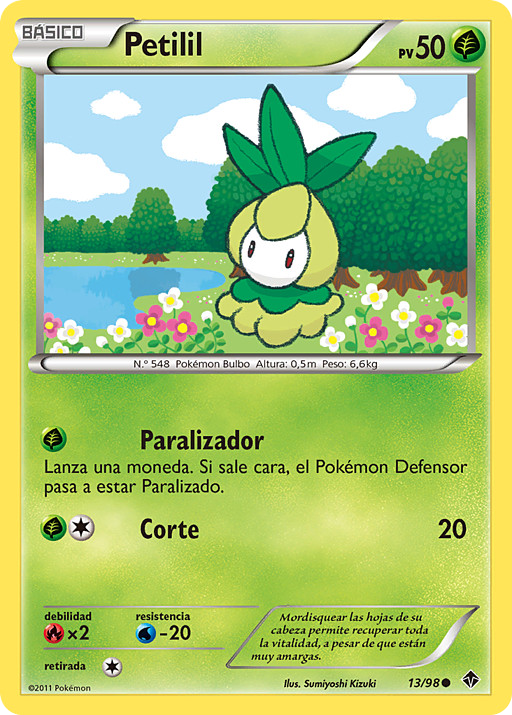 Petilil (Fuerzas Emergentes TCG) - WikiDex, la enciclopedia Pokémon