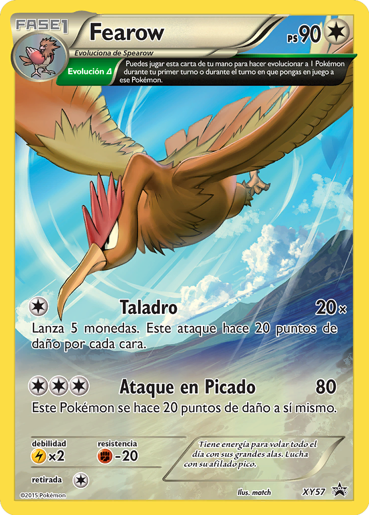 Fearow (XY Promo 57 TCG) - WikiDex, la enciclopedia Pokémon