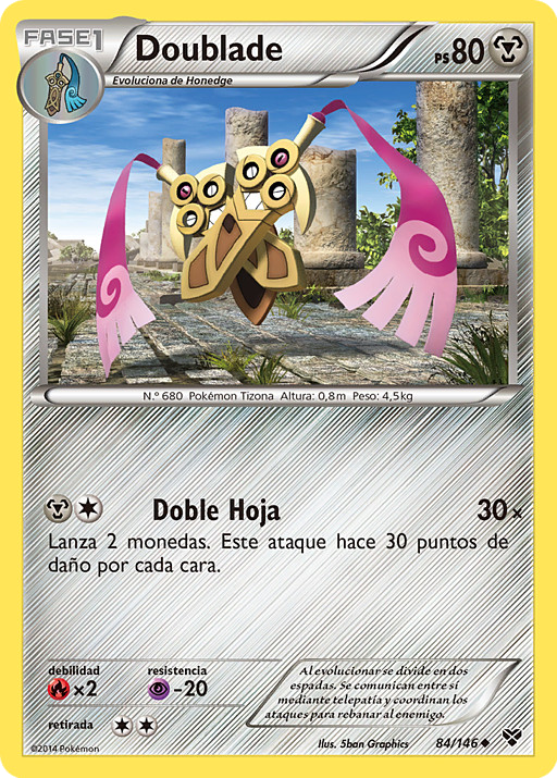 Doublade (XY TCG) - WikiDex, la enciclopedia Pokémon