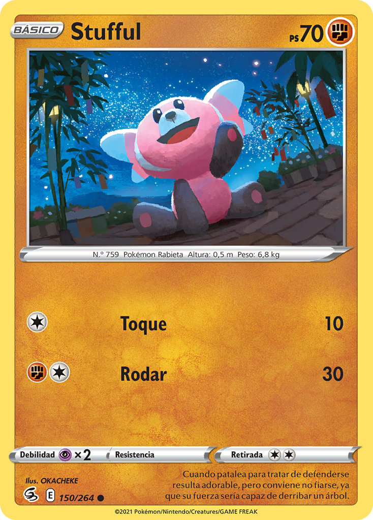 Stufful (Golpe Fusión TCG) - WikiDex, la enciclopedia Pokémon
