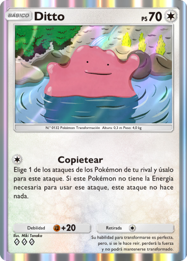Ditto (Genes Formidables TCG Pocket) - WikiDex, la enciclopedia Pokémon