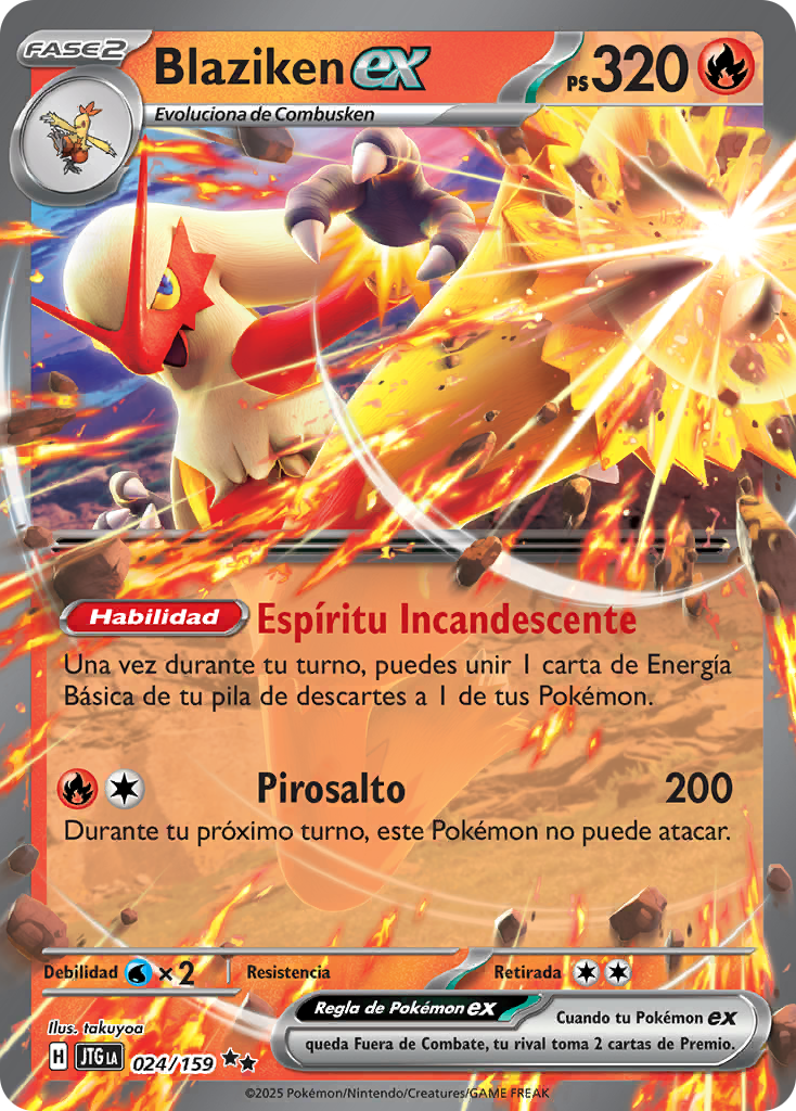 Blaziken ex (Aventuras Compartidas TCG)/Blaziken ex (Juntos de Aventuras TCG) - WikiDex, la ...