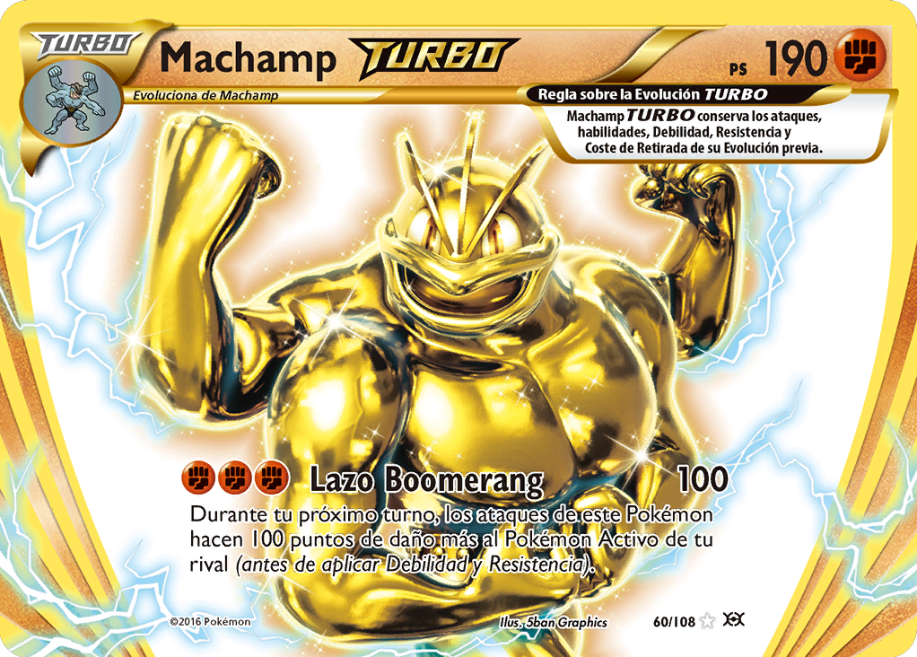 Machamp TURBO (Evoluciones TCG) - WikiDex, la enciclopedia Pokémon