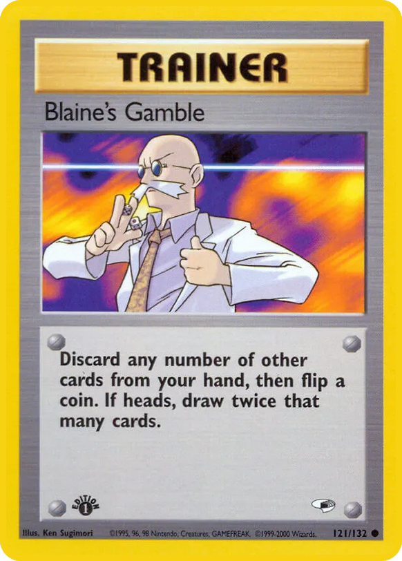 Blaine's Gamble (TCG) - WikiDex, la enciclopedia Pokémon