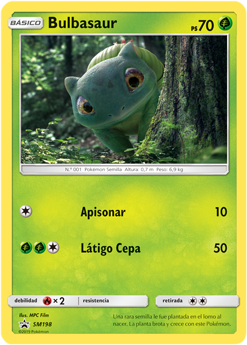 Bulbasaur (SM Promo 198 TCG) - WikiDex, la enciclopedia Pokémon