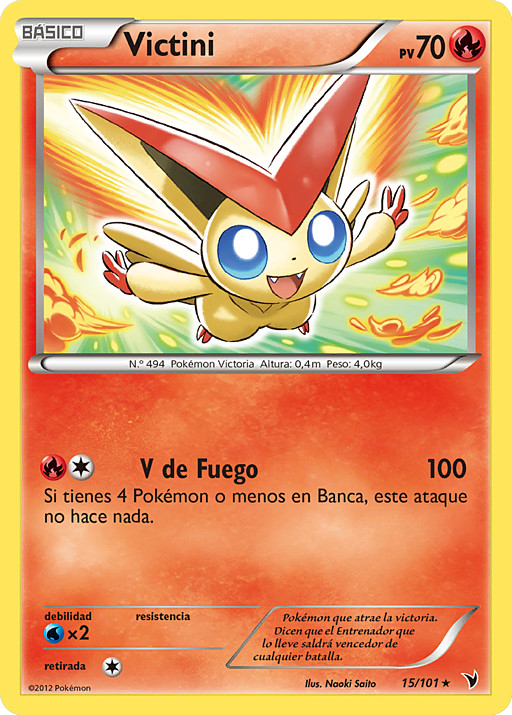 Victini (Nobles Victorias 15 TCG) - WikiDex, la enciclopedia Pokémon