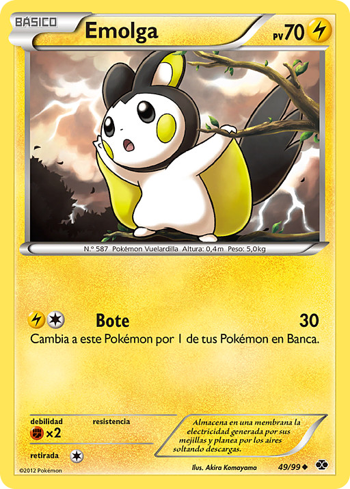 Emolga (Próximos Destinos TCG) - WikiDex, la enciclopedia Pokémon