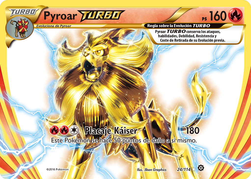 Pyroar TURBO (Asedio de Vapor TCG) - WikiDex, la enciclopedia Pokémon