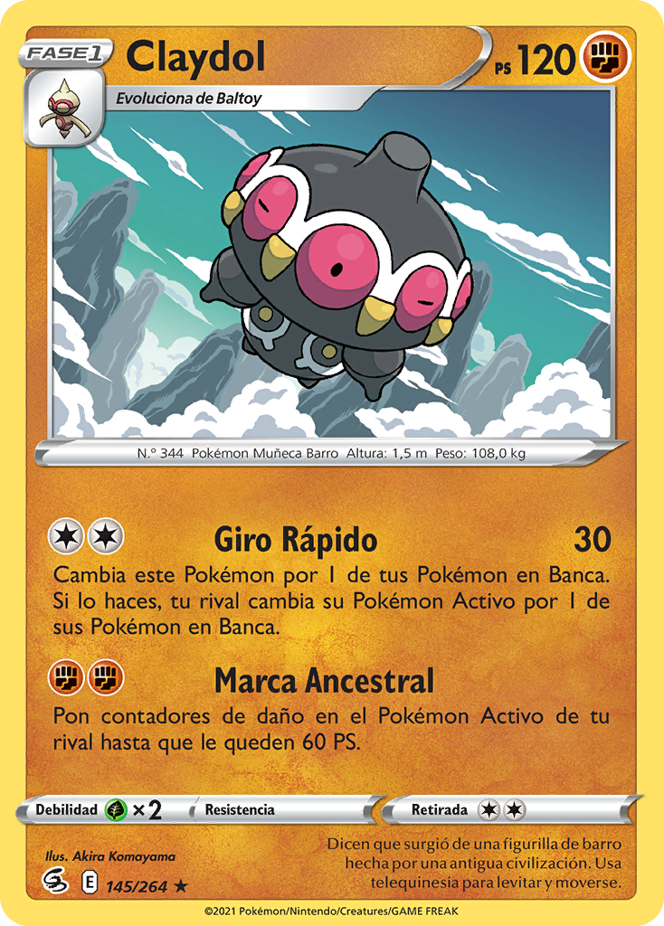 Claydol (Golpe Fusión TCG) - WikiDex, la enciclopedia Pokémon