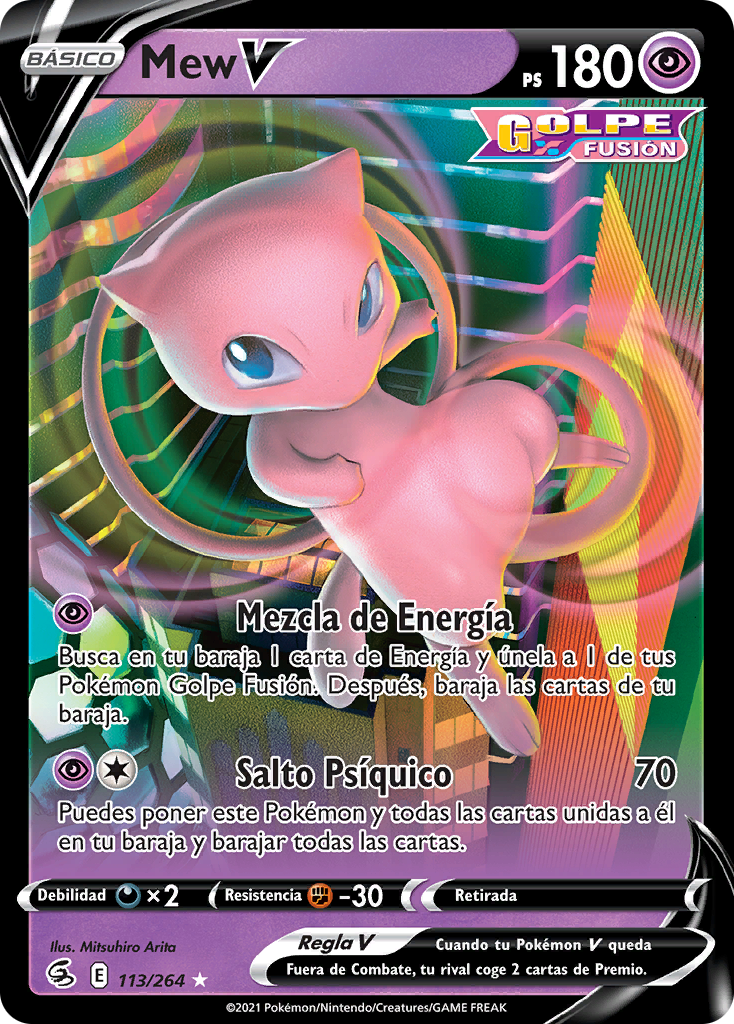 Mew V (Golpe Fusión TCG) - WikiDex, la enciclopedia Pokémon