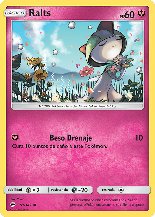 Ralts (Sombras Ardientes TCG) - WikiDex, la enciclopedia Pokémon