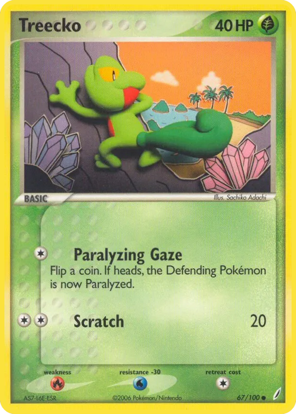 Treecko (Crystal Guardians TCG) - WikiDex, la enciclopedia Pokémon