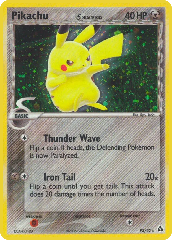 Pikachu δ (Legend Maker TCG) - WikiDex, la enciclopedia Pokémon