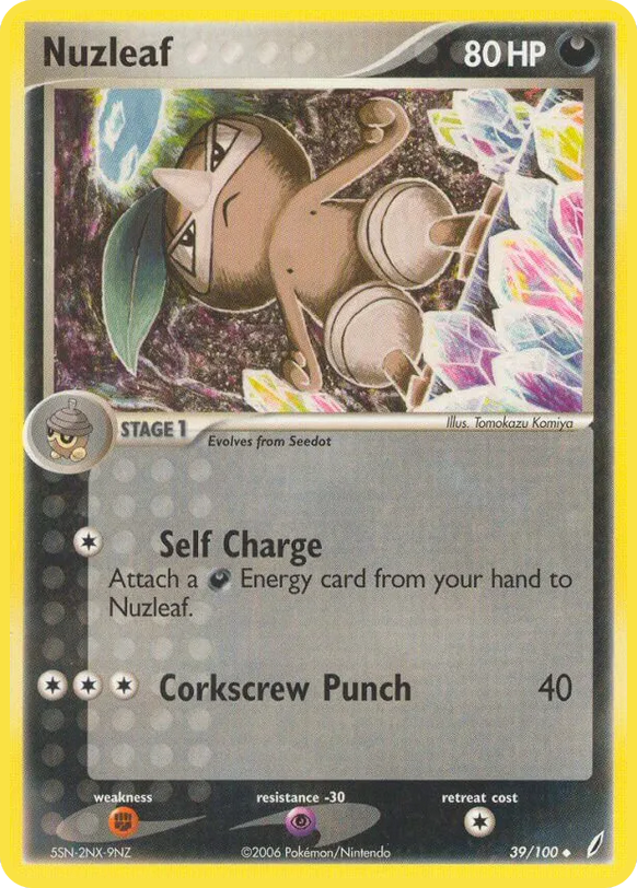 Nuzleaf (Crystal Guardians TCG) - WikiDex, la enciclopedia Pokémon