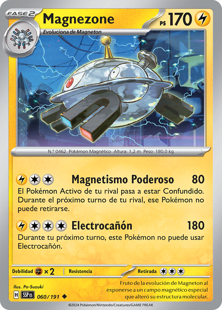 Magnezone (Chispas Fulgurantes TCG) - WikiDex, la enciclopedia Pokémon