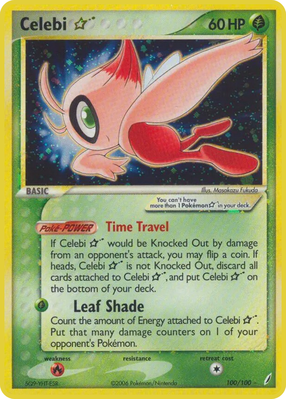 Celebi ☆ (Crystal Guardians TCG) - WikiDex, la enciclopedia Pokémon