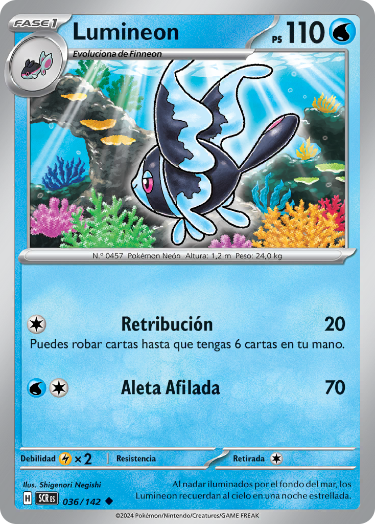 Lumineon (Corona Astral TCG) - WikiDex, la enciclopedia Pokémon
