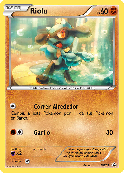 Riolu (BW Promo 33 TCG) - WikiDex, la enciclopedia Pokémon